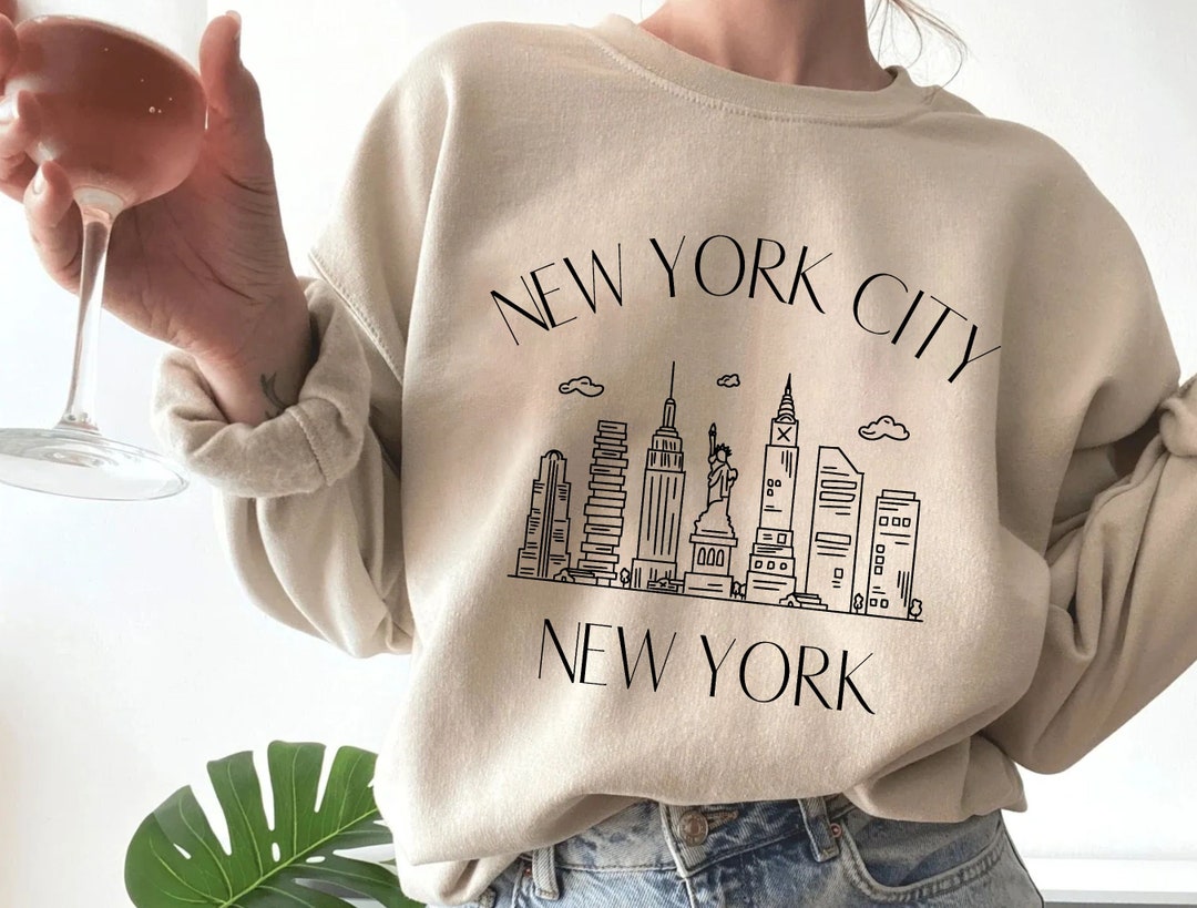 NYC New York City Sweatshirt, Vintage New York Crewneck, New York ...