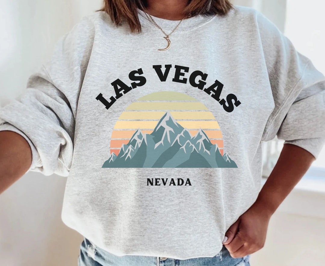 Las Vegas Nevada Sweatshirt, Nevada Sweater, Vintage Las Vegas Nevada ...