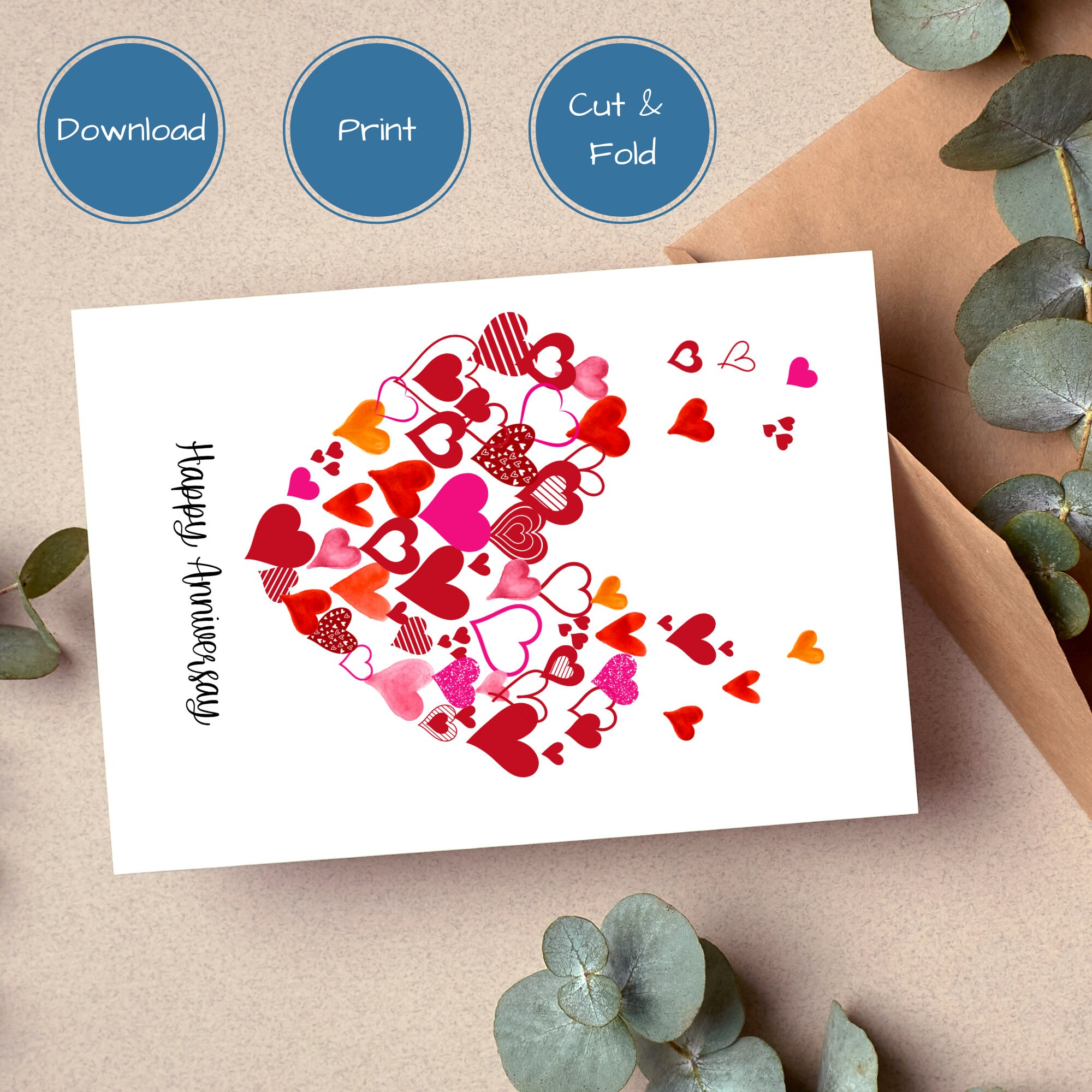 Happy Anniversary Card Bundle Two Anniversary Cards Read and - Etsy