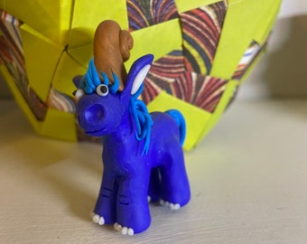 Clay Donkey Figurine - Etsy