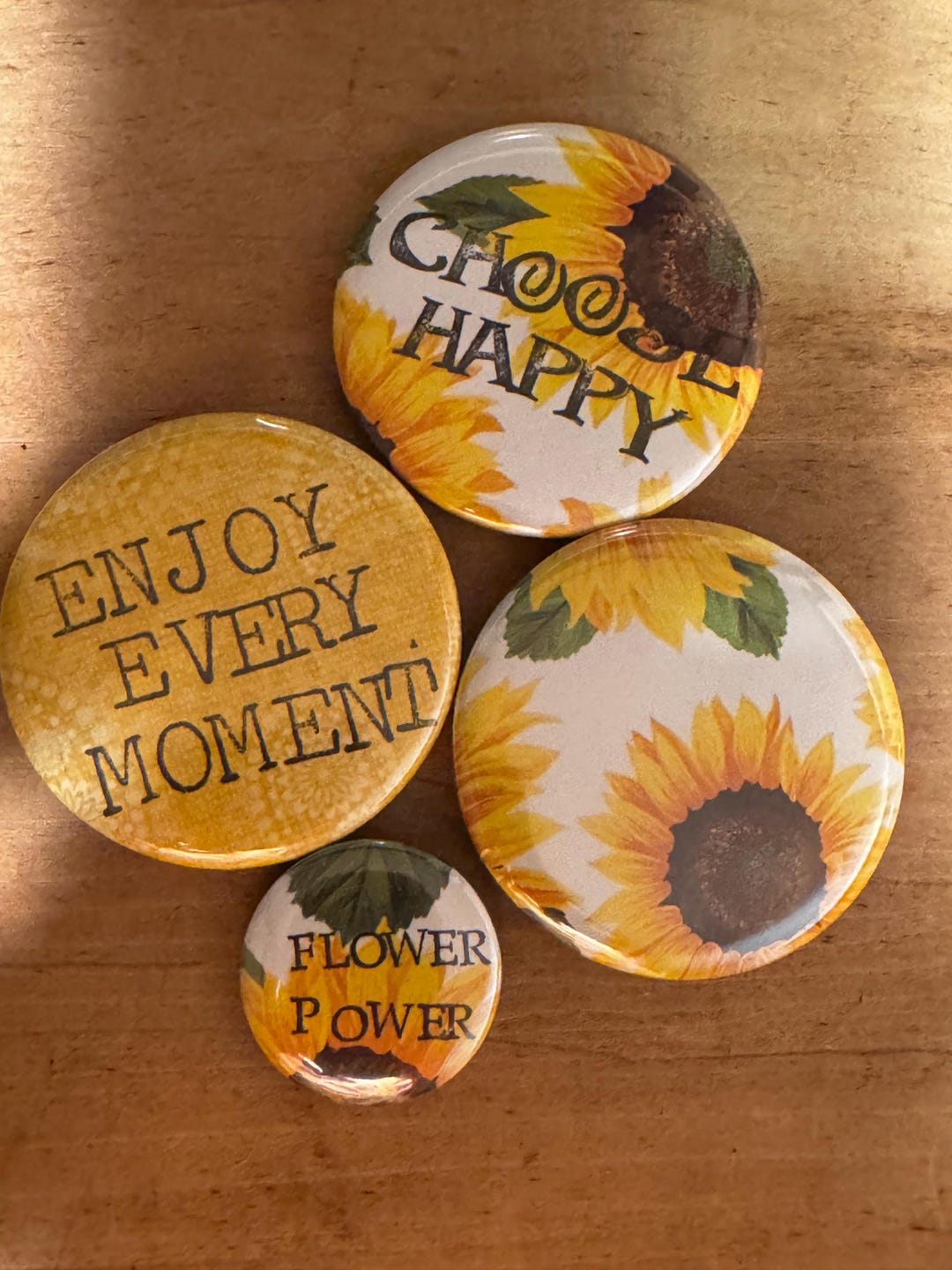 Pinback Buttons | Button Set | Positive Buttons | Happy Button Gift ...