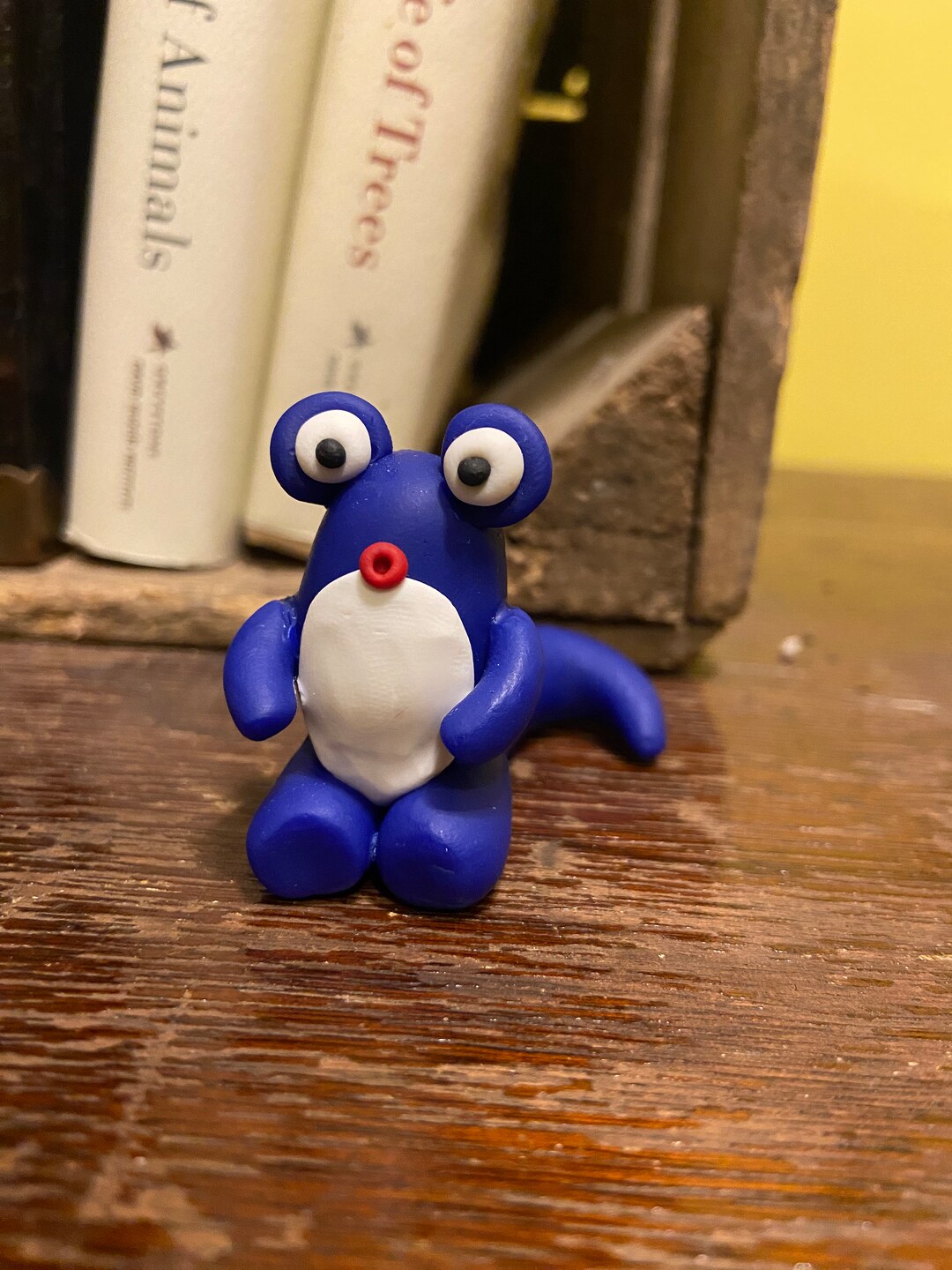 Blue Creature | Blue Monster | Polymer Clay | Tiny Monster | Cute ...