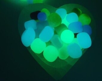 Luminous Blue Stone - Etsy