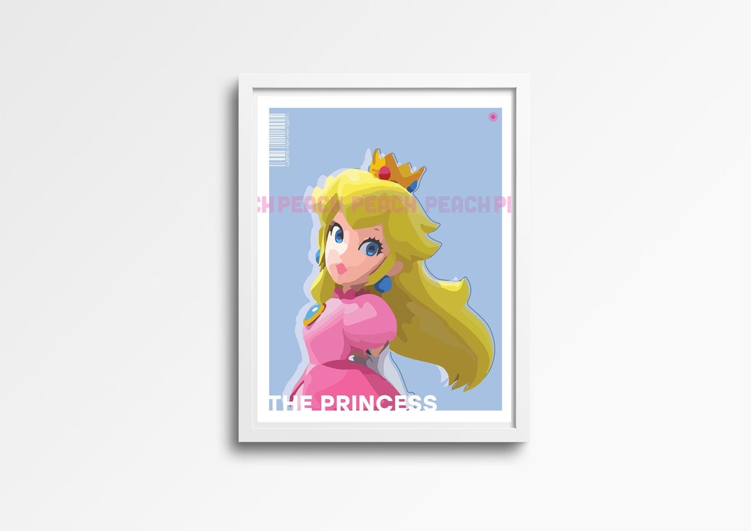 Princess Peach, Princess Peach Poster, Super Mario, Smash Bros, Super ...