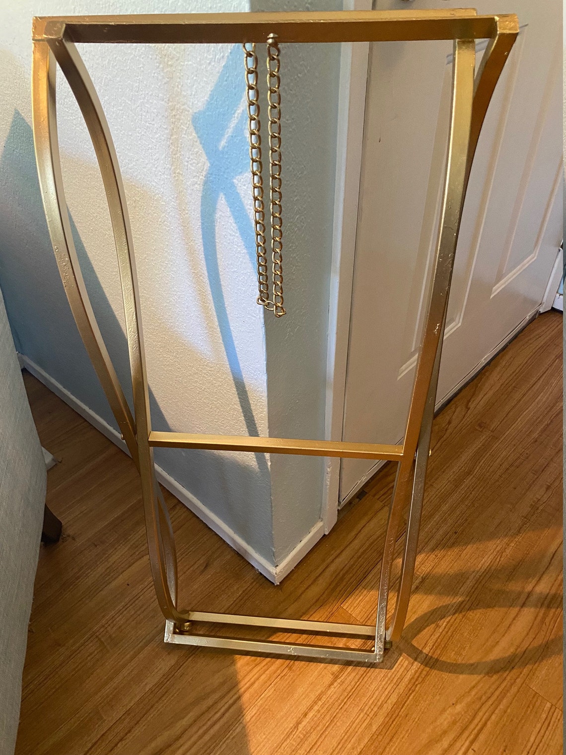 SOLD Gold Butler Bar Cart W/ Crystal Decanters - Etsy