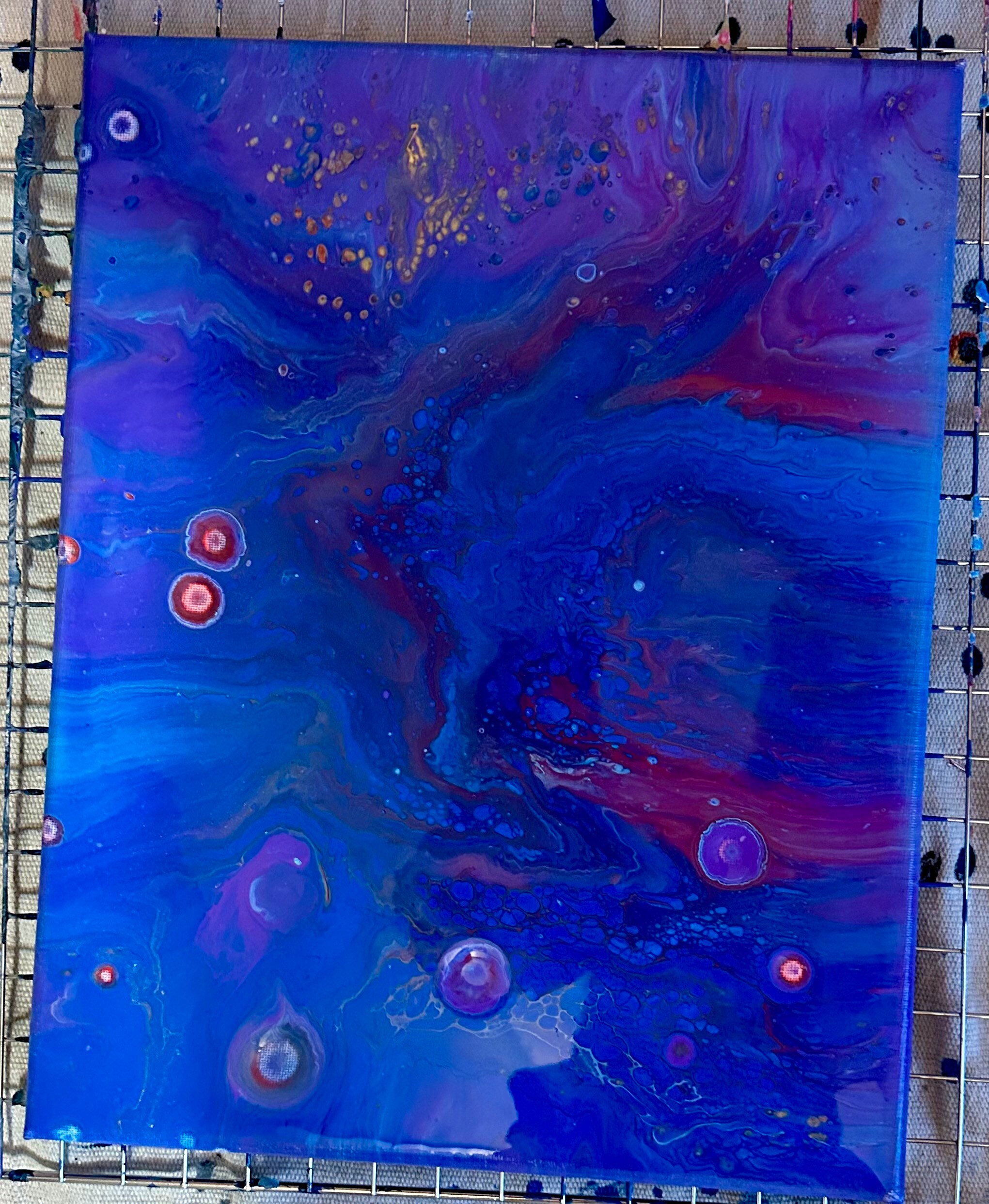 Creation of a Supernova Painting - Etsy