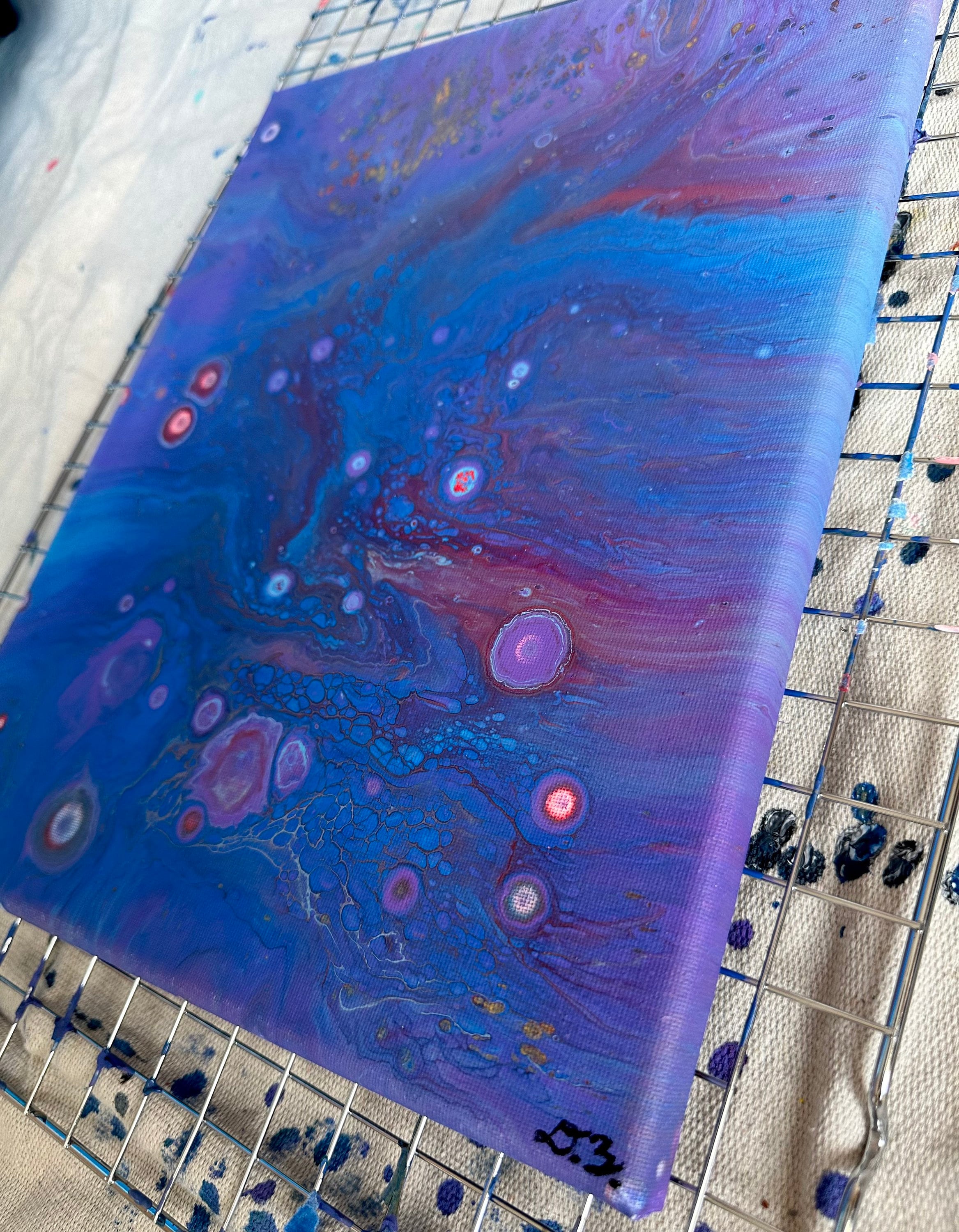 Creation of a Supernova Painting - Etsy
