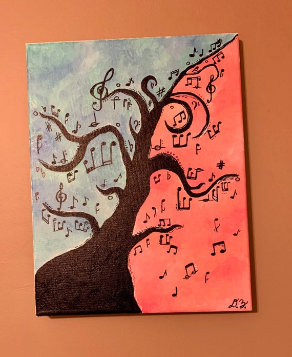 Abstract Art Music Tree