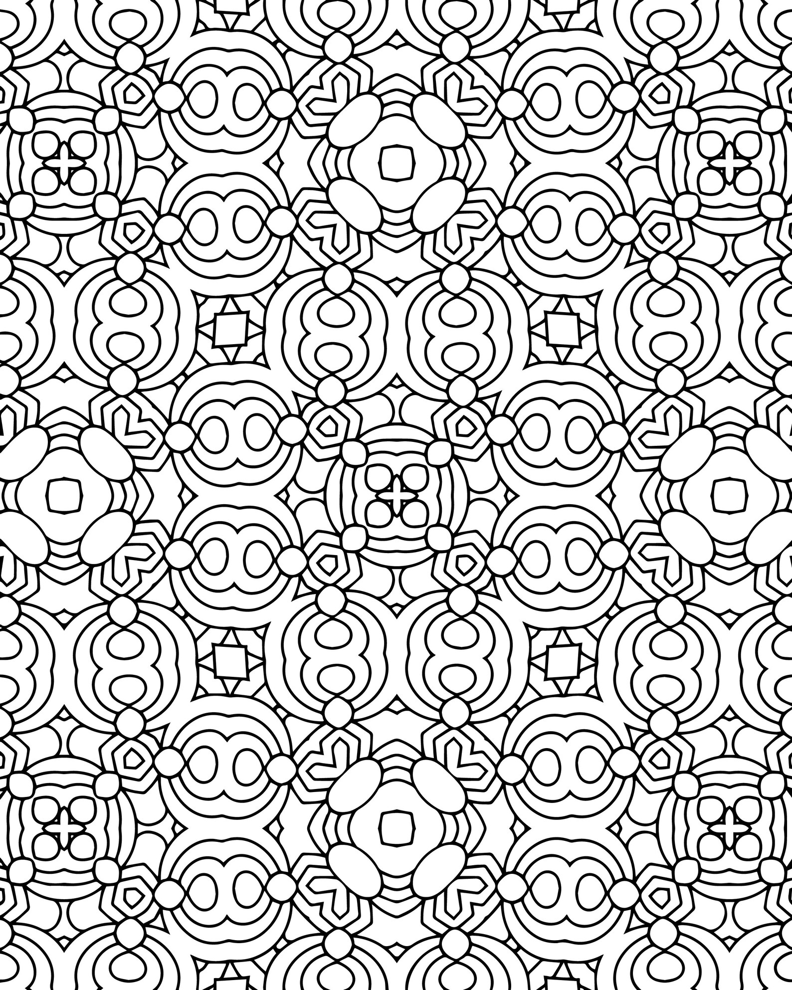 Adult Coloring Pages, 35 Coloring Pages, Coloring Pages, Geometric ...