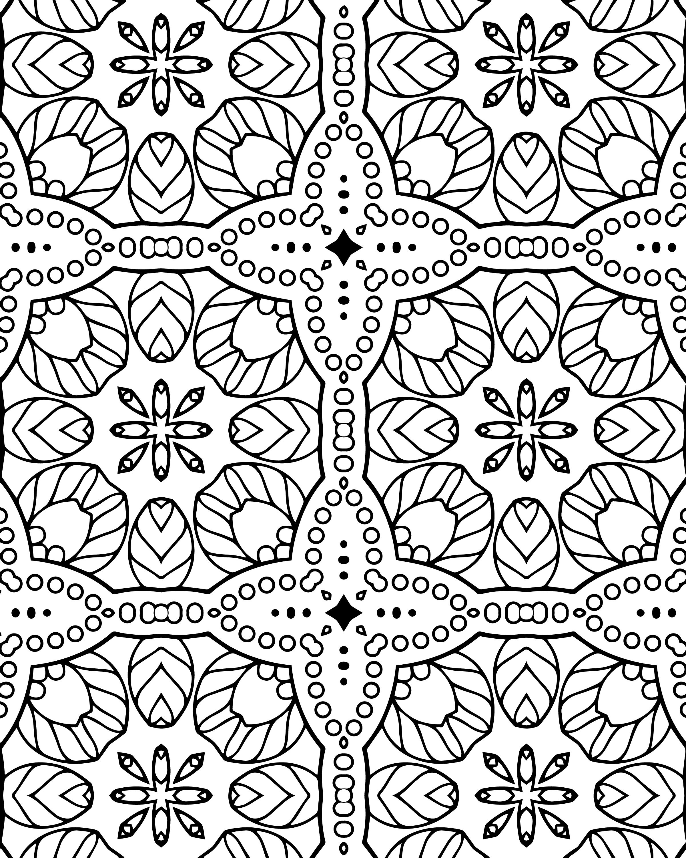Adult Coloring Pages, 35 Coloring Pages, Coloring Pages, Geometric ...