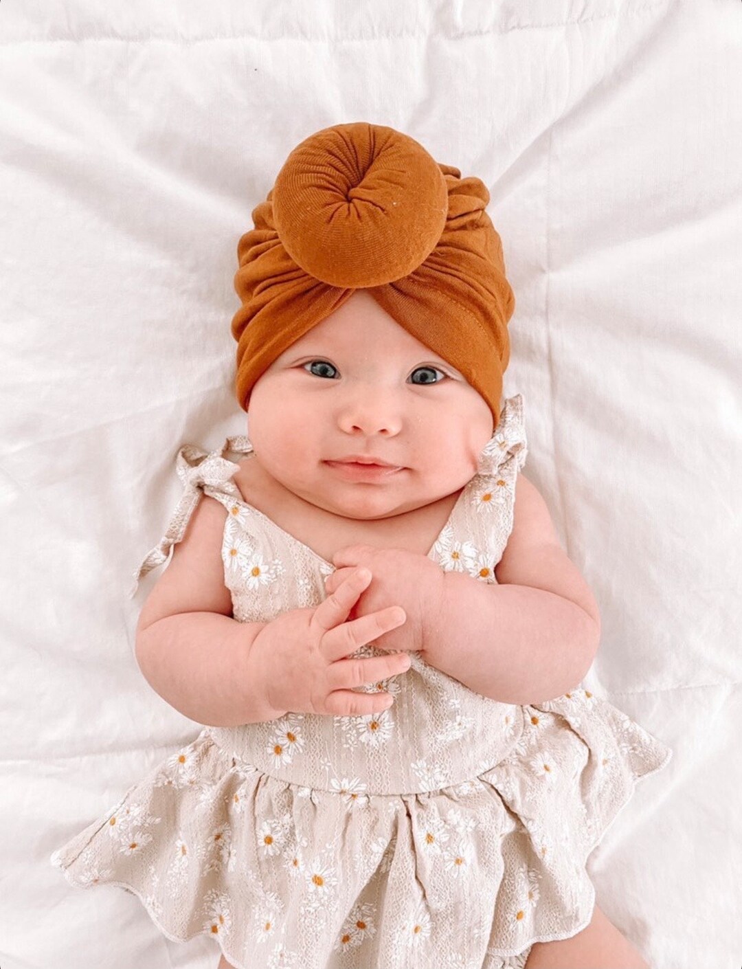 Baby Turban Hat, Baby Shower Gift, New Baby Gift, Baby Girl Gift, Baby ...