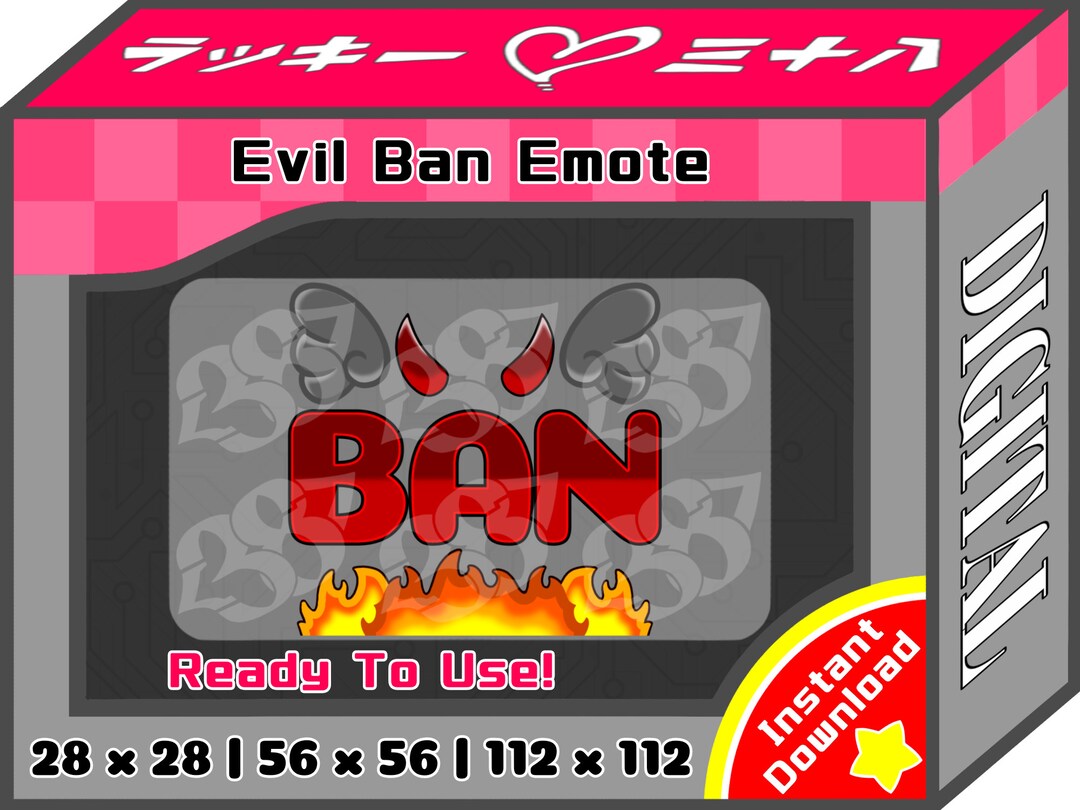 Evil Ban Emote - Etsy