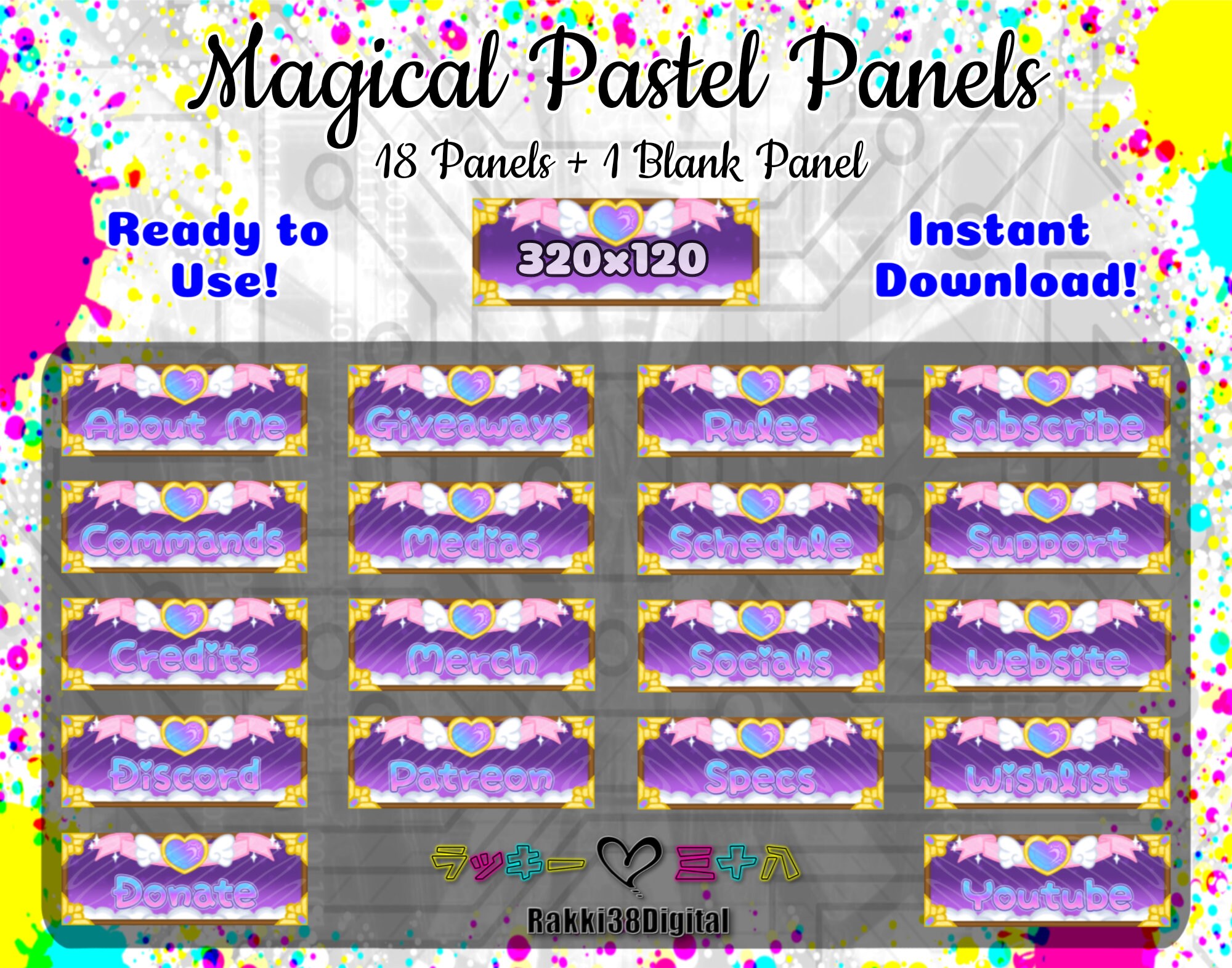 Magical Pastel Panels - Etsy