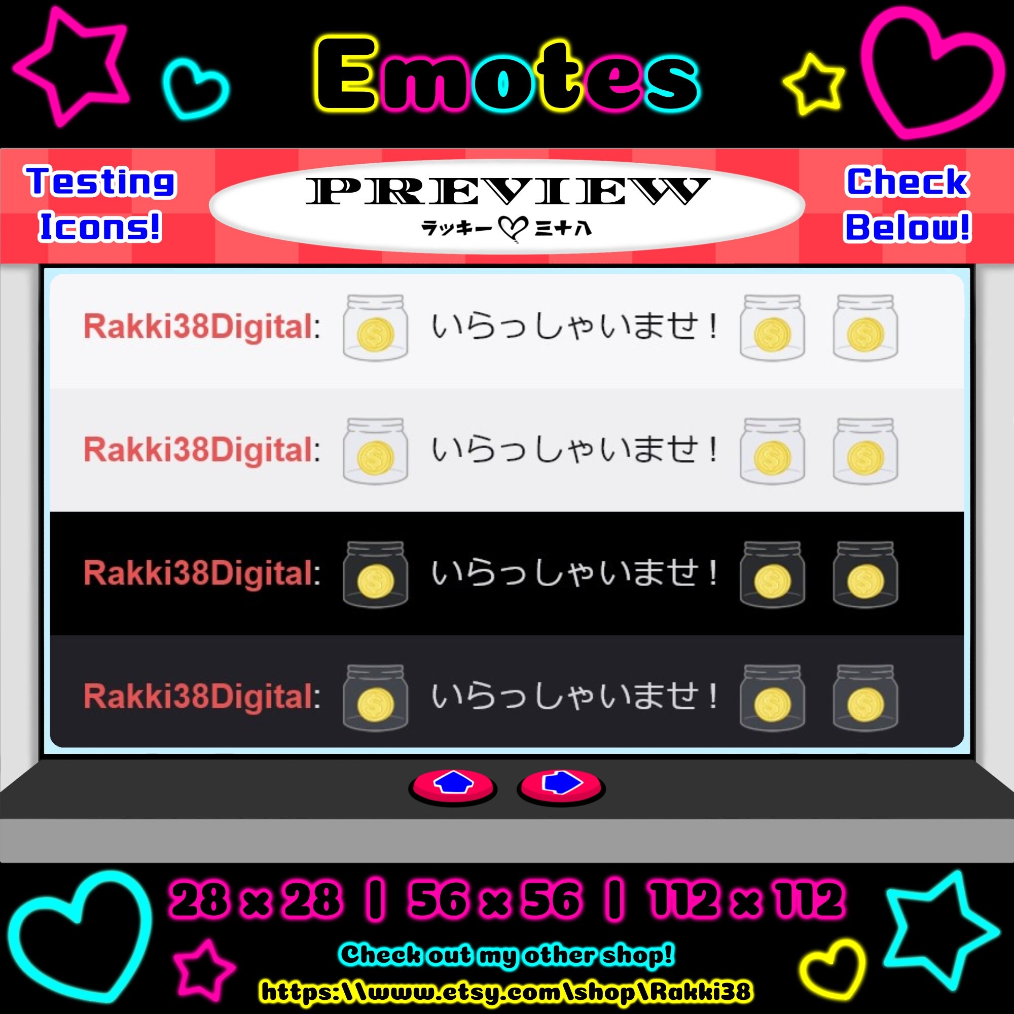 Coin Tip Jar Emote - Etsy