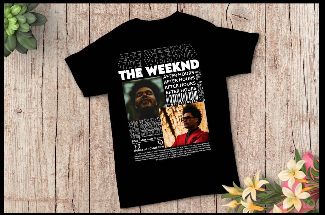 The Weeknd Shirt Template - Etsy UK