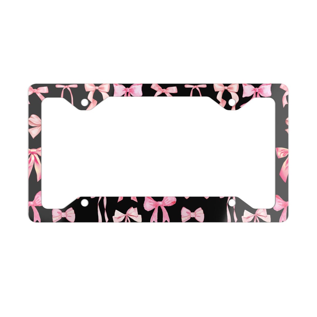 Coqutte Bow License Plate Frame Pink Bows Metal License Frame Summer ...