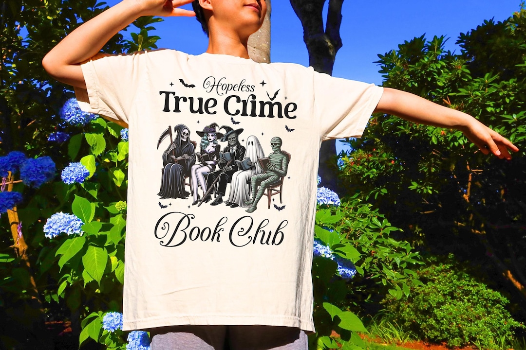 True Crime Halloween Shirt Comfort Colors Spooky Tee Halloween Season ...