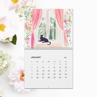 Balletcore Calendar Art, Coquette Room Decor, 2024 Bow Print,old Money ...