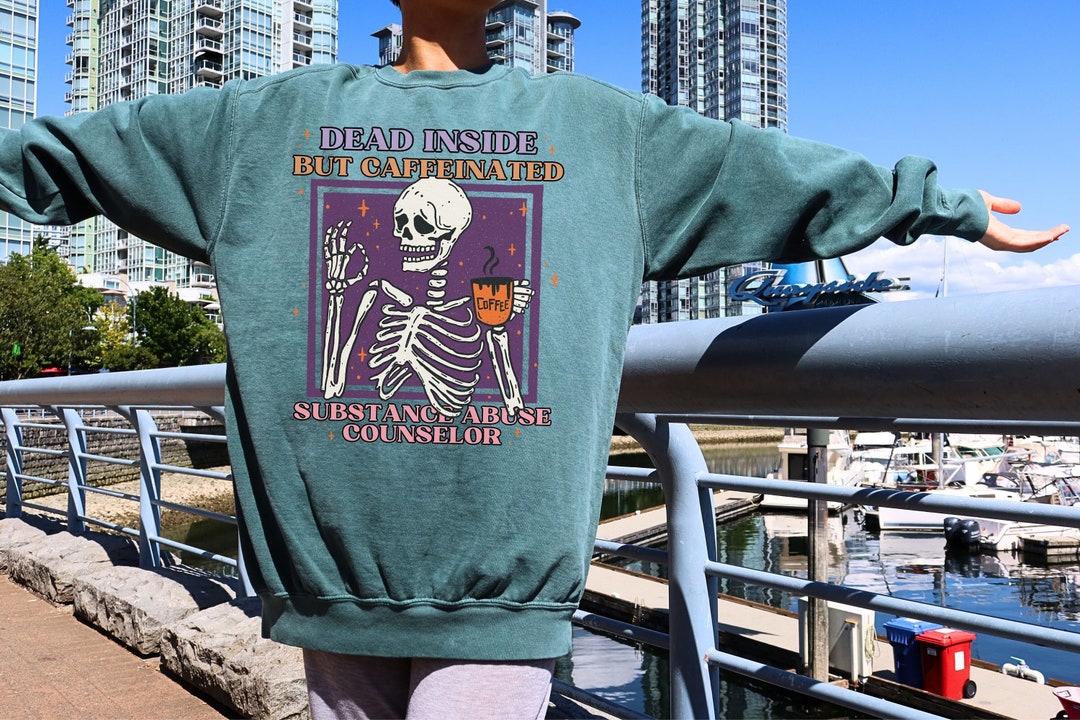 Substance Abuse Counselor Halloween Sweatshirt Comfort Colors ...