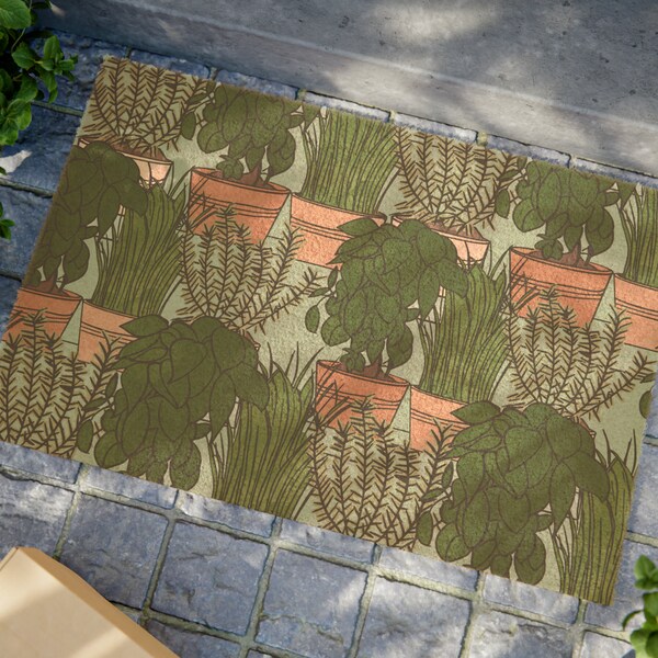 Plant Doormat - Etsy