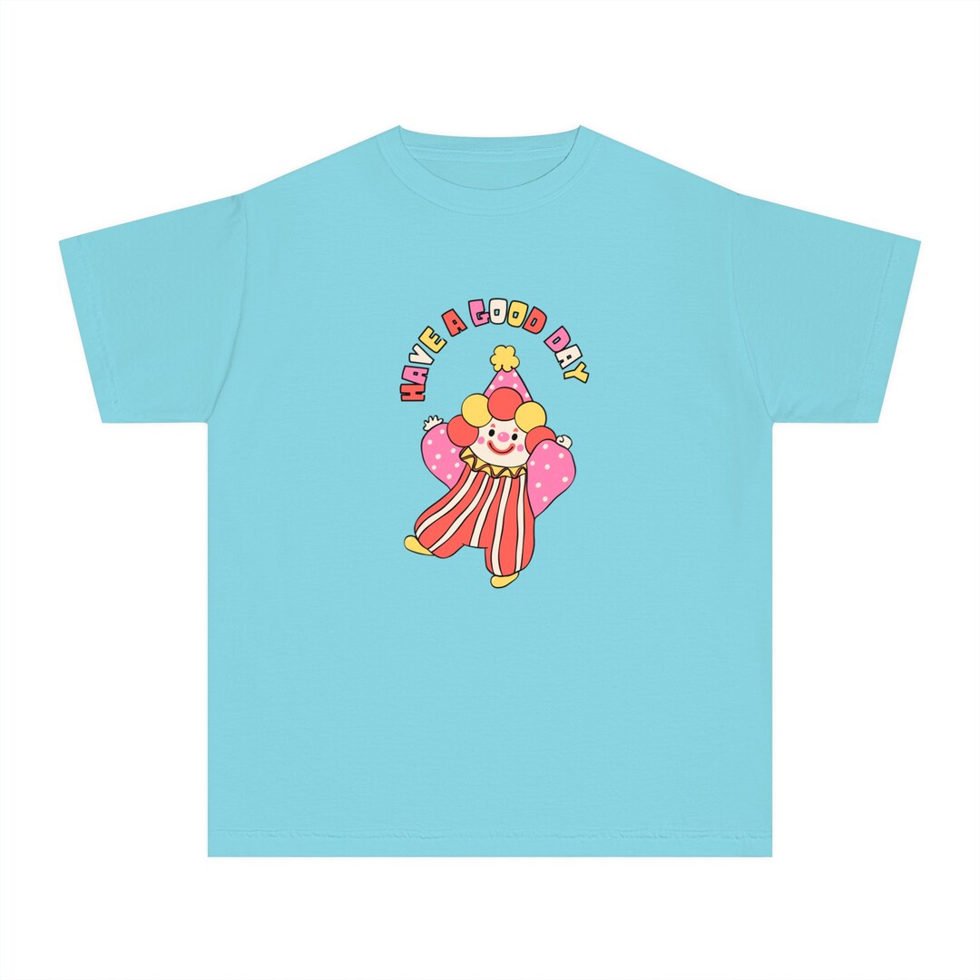 Clowncore Baby Tee Clown Tee Retro Y2K Funny Cute Crop Top Aesthetic ...
