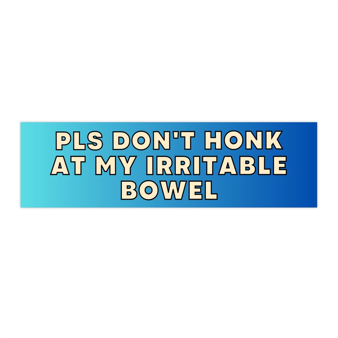 IBS Bumper Sticker Retro Funny Car Genz Car Accessories Funny Bestie ...