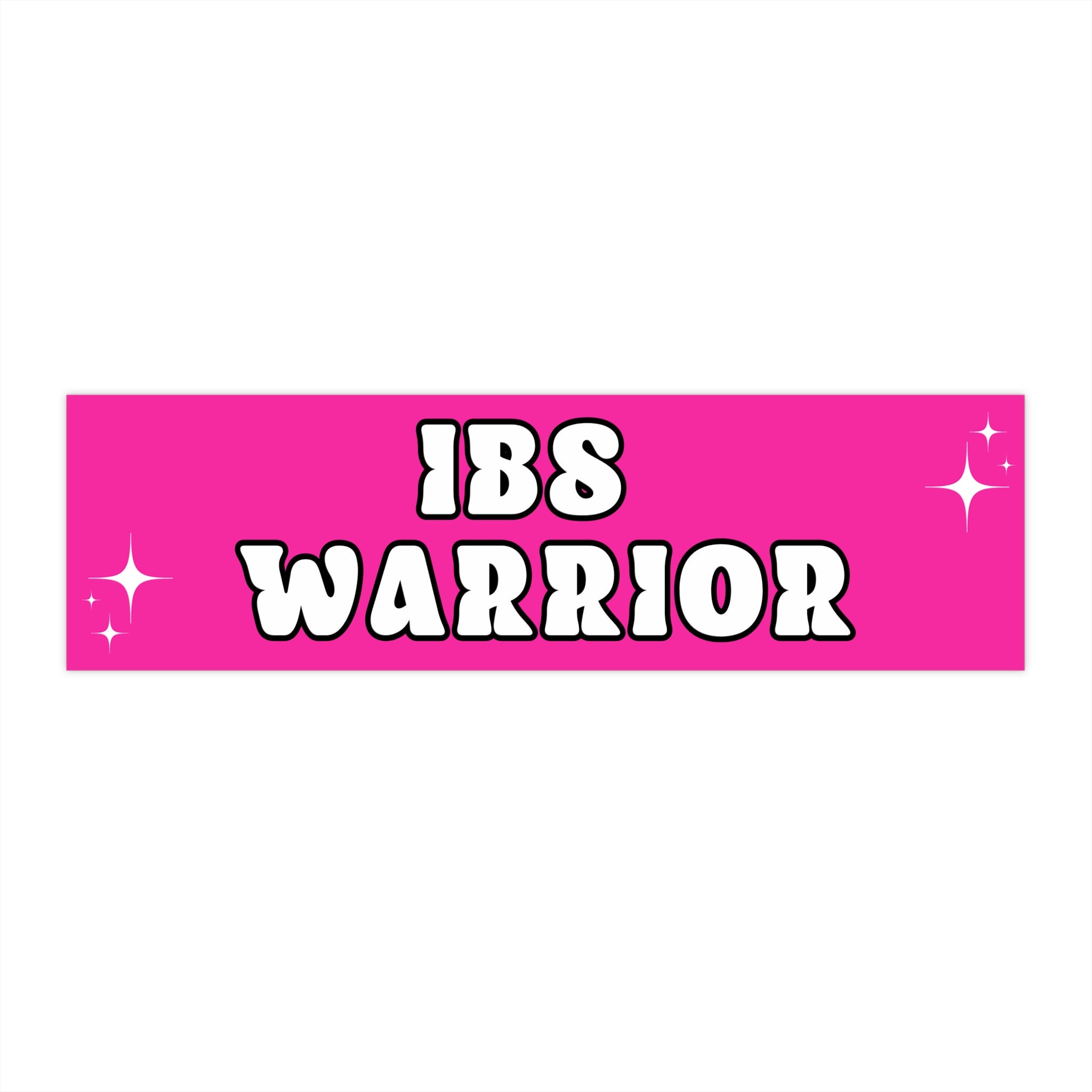 IBS Bumper Sticker Retro Car Genz Car Accessories Warrior Bestie Gift ...