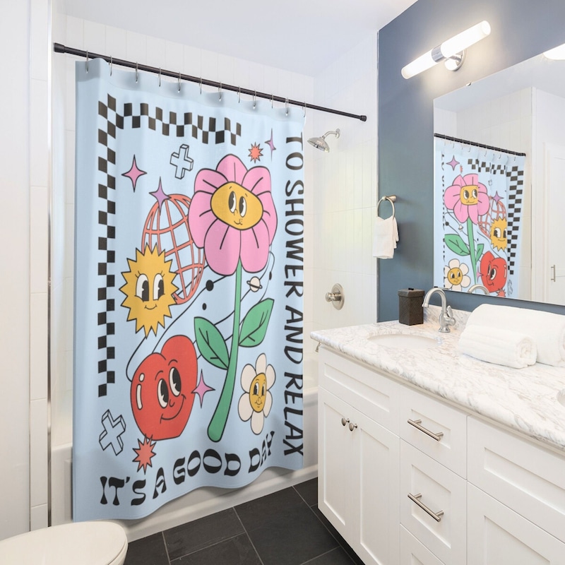Cute Shower Curtain - Etsy
