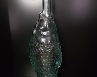 Glass Fish Bottle - Etsy