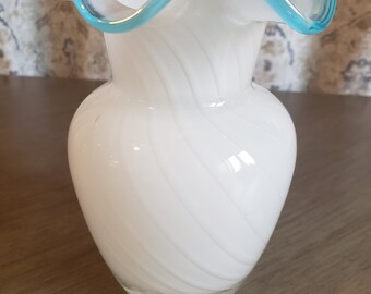 Fenton Blue Swirl - Etsy