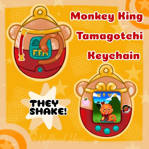 Monkie Kid Keychain - Etsy