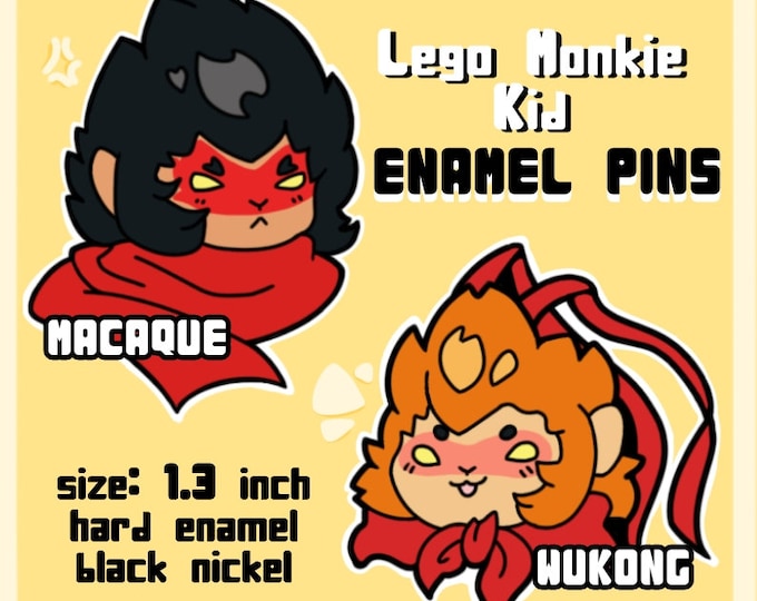 LMK: Pigsy's Noodles and Mei's Dragon Emblem Enamel Pins - Etsy Canada