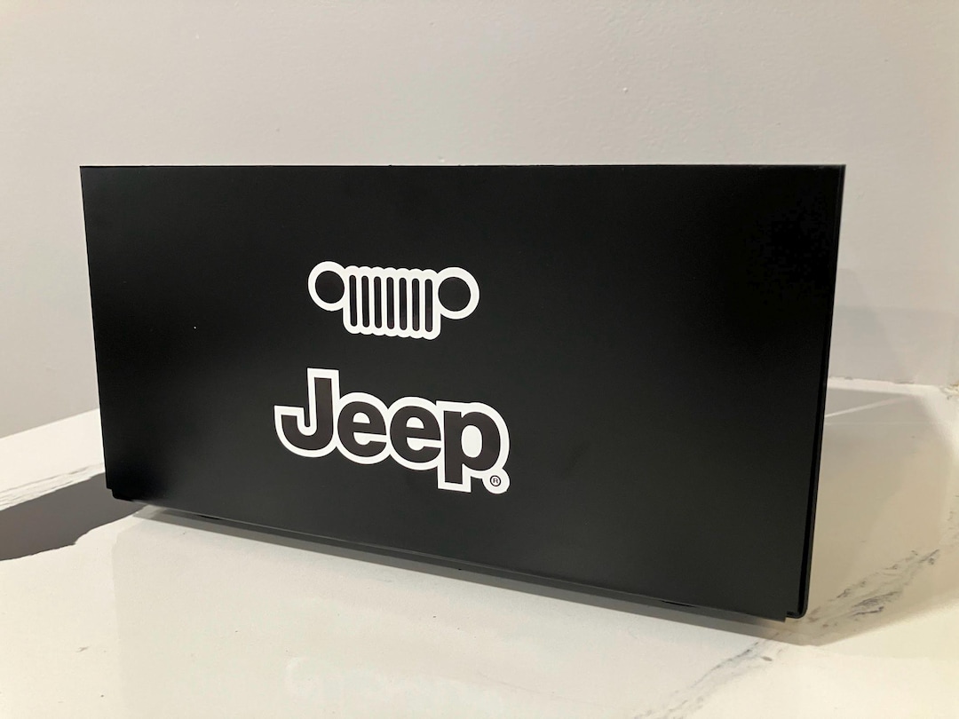 Jeep Wrangler Cargo Storage Box | Handmade Steel Organizer | Rear Trunk ...