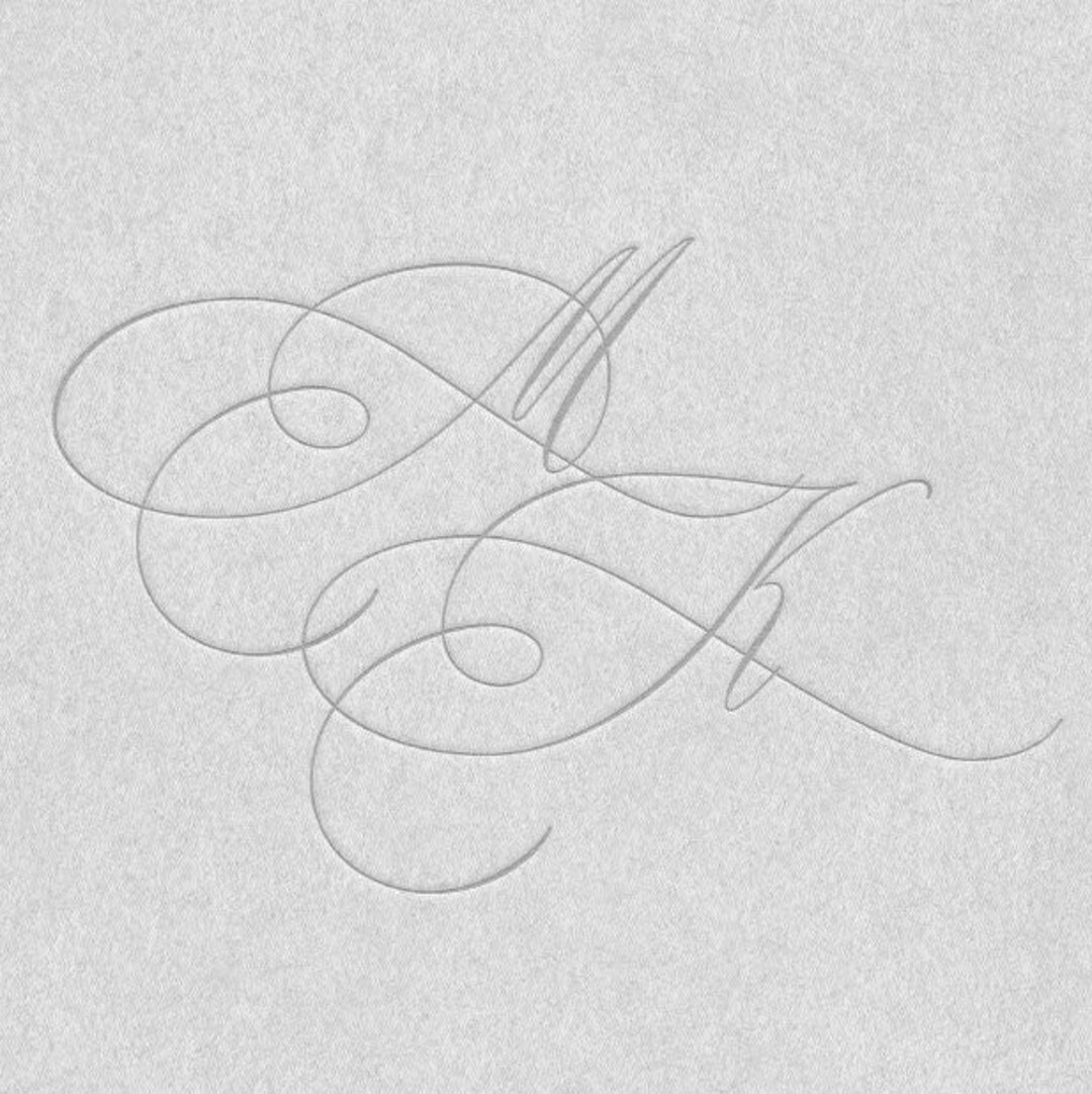 Elegant Wedding Monogram, Couple Monogram, Wedding Logo Digital ...