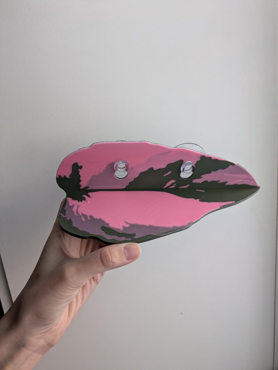 Pink Princess Philodendron Lounger | Crested Gecko | Reptile | Suction ...