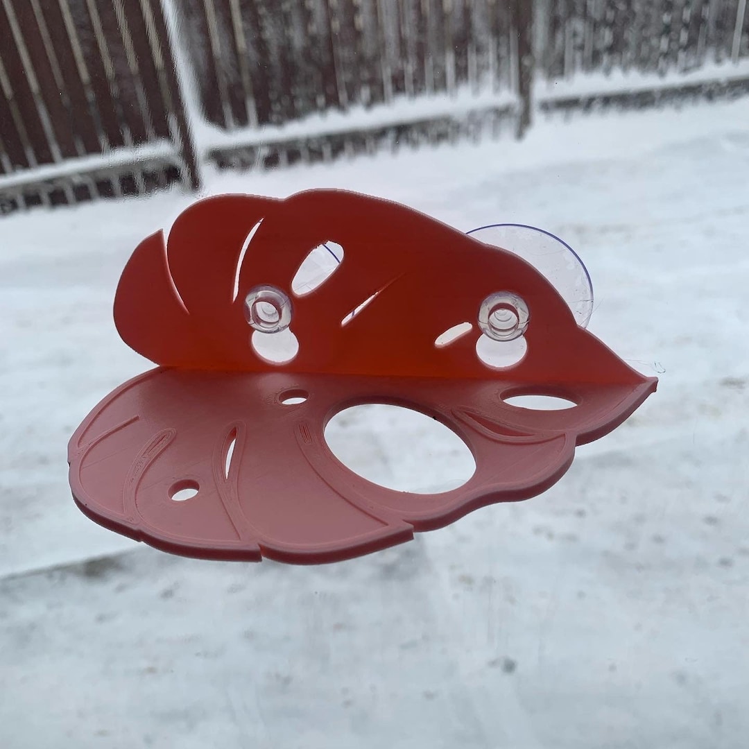 Monstera Feeding Ledge With Dish | Crested Gecko | Reptile | Gecko Food ...