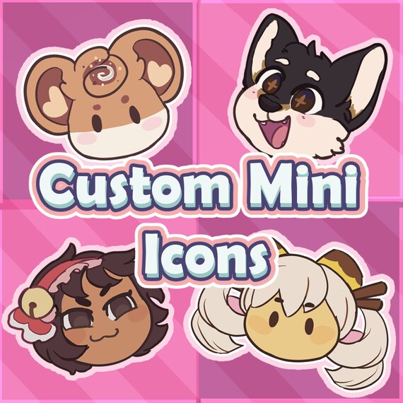 Mini Custom Icons Digital Art Commissions | Etsy