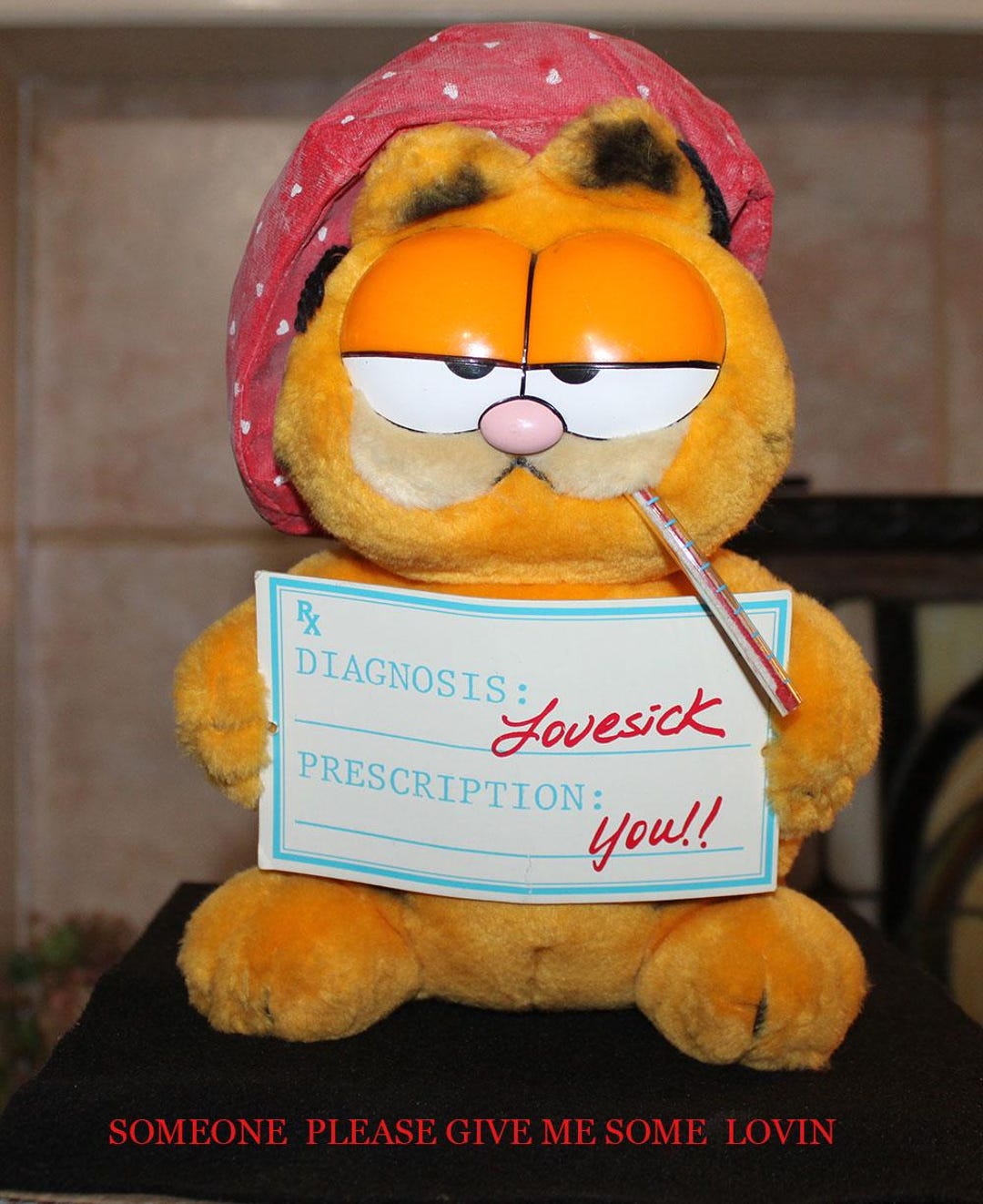 GARFIELD COLLECTOR Antique diagnosis Love Sick - Etsy
