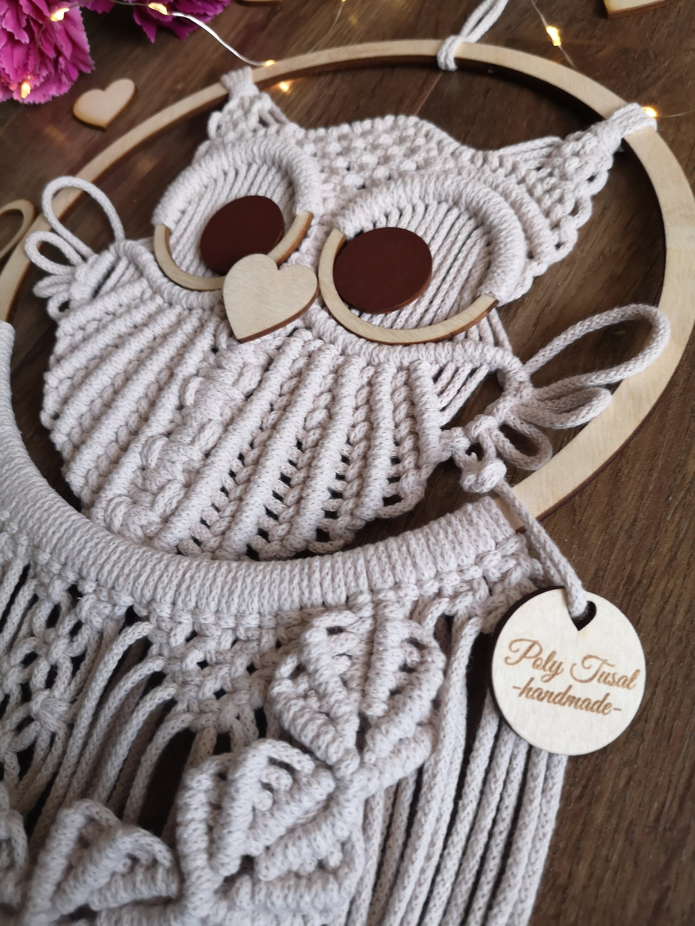 TUTORIAL PDF for Macrame Owl Step by Step Guide Cute Wall | Etsy Australia
