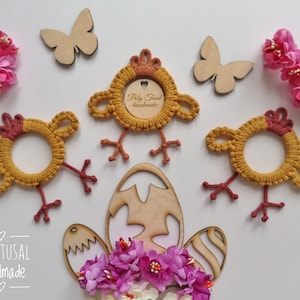 Macrame Chicken Pattern| Easter DIY Tutorial | Thanksgiving Turkey ...