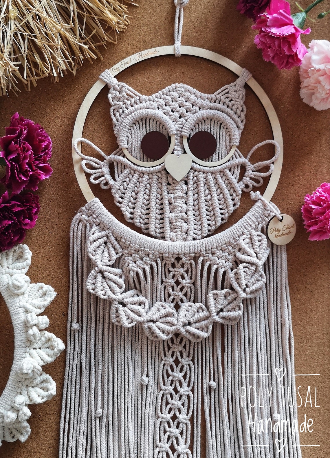 TUTORIAL PDF for Macrame Owl Step by Step Guide Cute Wall - Etsy