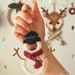 Christmas Macrame Snowman PDF Tutorial| DIY Pattern for Winter Ornament ...
