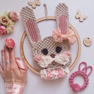 Easter Macrame Rabbit PDF Tutorial Bunny DIY Pattern How to Cute ANIMAL ...
