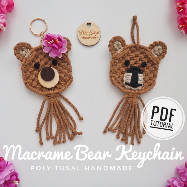 Macrame Keychain Pattern - Etsy