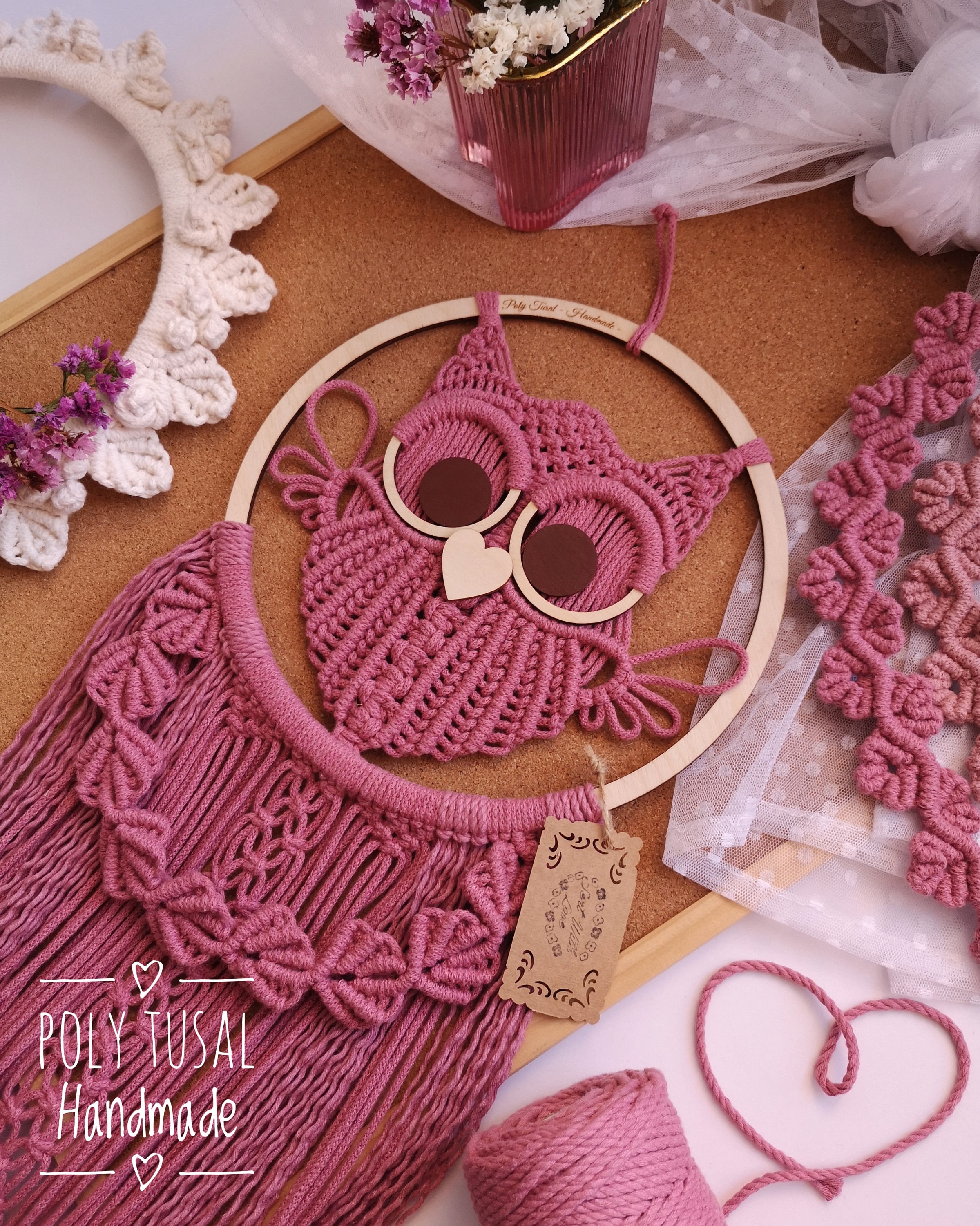 TUTORIAL PDF for Macrame Owl Step by Step Guide Cute Wall - Etsy Australia