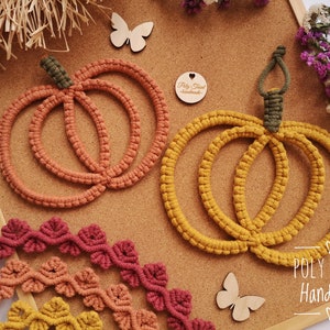 Macrame Pumpkin Pattern PDF Tutorial | Easy Halloween DIY | Digital ...