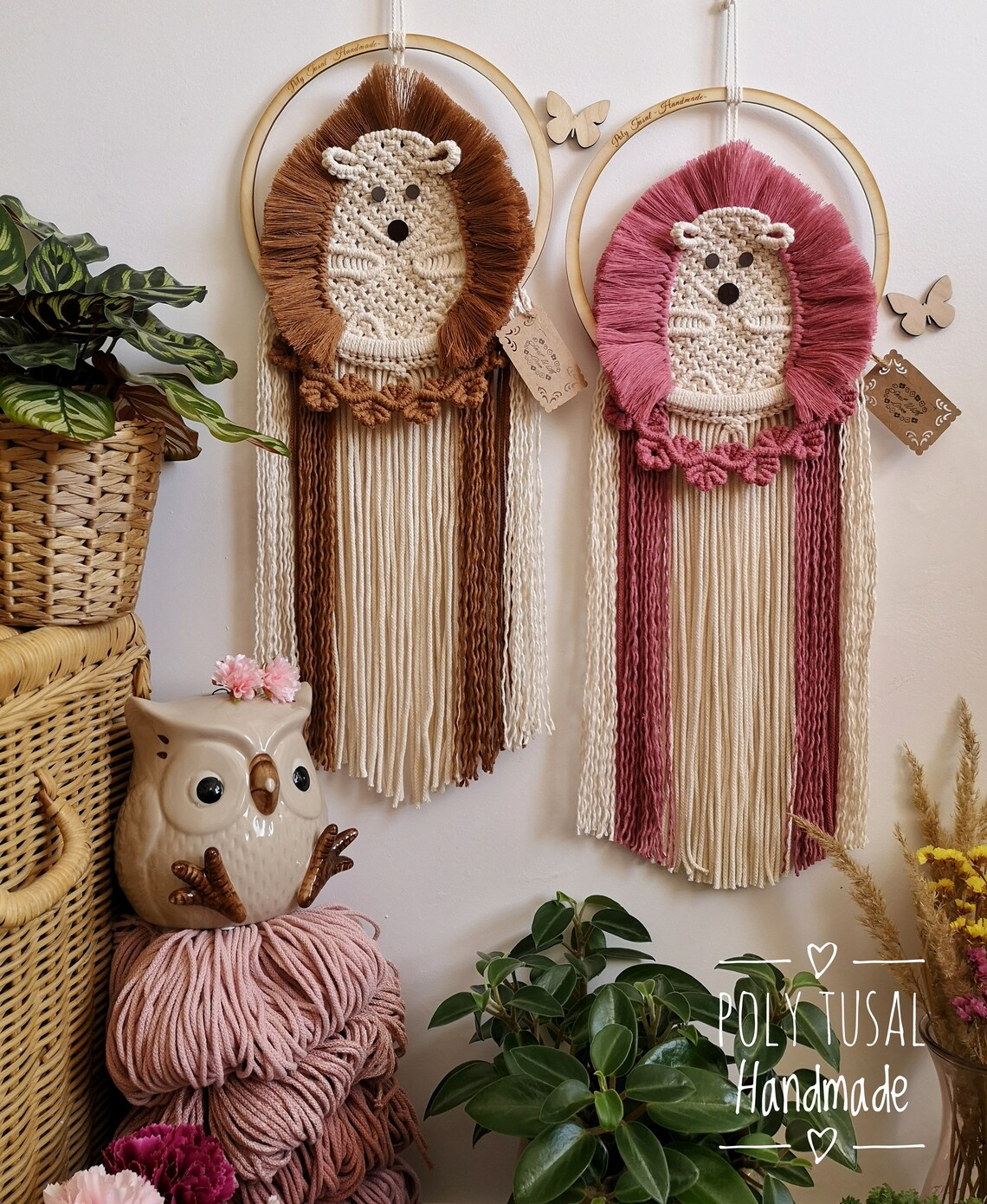 Tutorial PDF for Macrame Hedgehog Pattern Step by Step Forest - Etsy
