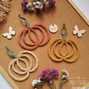 Macrame Pumpkin Pattern PDF Tutorial Easy Halloween DIY - Etsy