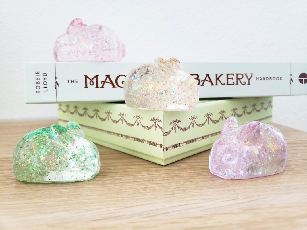 Crystal Bunny Rabbit Cute Colorful Handmade Resin Bunnies /celestial ...