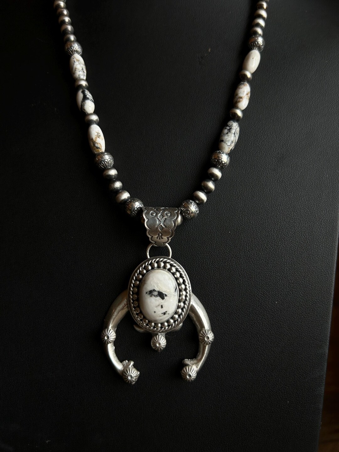 White Buffalo Necklace E386 - Etsy